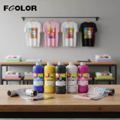 China FCOLOR 1000ML DTF Ink for Professional T-shirt Printing Providing High Resolution and Excellent Durability Long-lasting Designs for sale