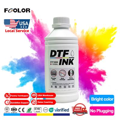 China Wholesales 500ml 1000ml DTF Transfer Film Pigment White Ink for Epson I3200 Xp600 4720 Printing Inks for sale