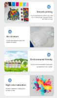 China Fcolor 1000ml High Quality Bright Color DTF White Ink DTF Pigment Heat Transfer PET Film Ink Textile Printing Ink for sale