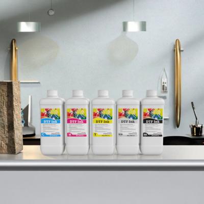 China High Quality Manufacturer No Clog Problem DTF Pet Film Pigment White Ink 1000ml DTF Ink for Epson I3200 4720 L1800 XP600 for sale