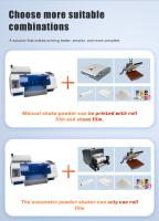 China FCOLOR 30cm Fcolor Hot Sale Heat Transfer XP600 DTF Printer with Powder Shaking Machine for sale
