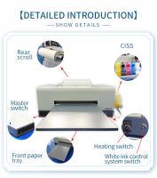 China Fcolor Mini New A3 Roll PET Film Printing Machine DTF Printer 30CM for T-Shirt Heat Transfer for sale