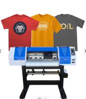 China Fcolor New Arrival Heat Transfer Printing Machine 60CM DTF Printer With XP600 Dual Print Head for sale