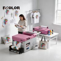 China Fcolor A3+ A3 DTF PET Film Printing Machine Printer Pink XP600 DTF Printer for T-shirt Cloth for sale