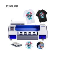 China Fcolor Mini New A3 Roll to Roll PET Film Printing Machine DTF Printer 30CM with 2 XP600 Printhead for T-Shirt Heat Transfer for sale
