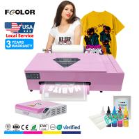 China FCOLOR A3 A4 Sheet 30cm Roll DTF Printer DTF Film Printer DTF Heat Transfer Machine for sale