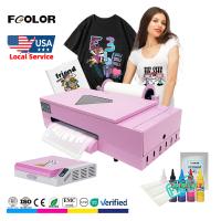 China FCOLOR A3 A4 Sheet 30cm Roll DTF Printer DTF Film Printer DTF Heat Transfer Machine for sale