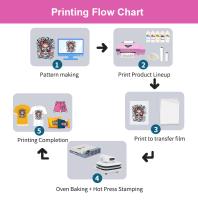 China FCOLOR A3 A4 Sheet 30cm Roll DTF Printer DTF Film Printer DTF Heat Transfer Machine for sale