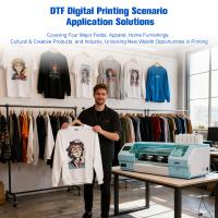China FCOLOR A3+ High Quality Roll to Roll DTF T-shirt Printing Machine 35cm Width DTF Printers With Xp600 Head for sale