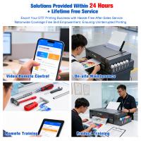 China FCOLOR New Model Smart DTF Printer Easy-to-Operate Direct to Film A4 DTF Printer on T-shirt for sale