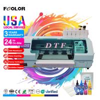 China New 35CM Heat Transfer DTF Printer Machine Digital T-shirt Printing Machine for Clothes 30/33/35CM Single XP600 Head DTF Printer for sale