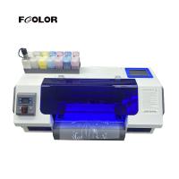 China FCOLOR NEW Upgrade All in One Impresora DTF 30cm XP600 Dtf Printer for Clothes Imprimeur Inkjet Roll Pink DTF Printer for sale