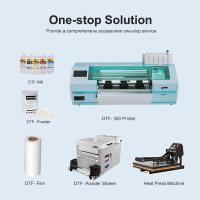 China FCOLOR Digital T-shirt Fast Printing Machine 35cm DTF Printer Pet Film Heat Transfer Xp600 35CM Dtf Printer for sale