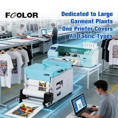China FCOLOR A3 Customize Blue DTF Printer Easy to Operate T-Shirt Printing Machine Dtf Printer for Small Business for sale
