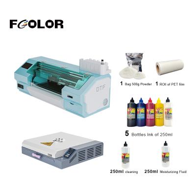China 350 DTF Printer with Single Head  XP600 Heads Auto White Ink Circulation  for T-shirt & Garment Printing Factory for sale