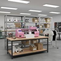 China FCOLOR New Arrivals Customize Pink A3 XP600 Dtf Printer Automatic DTF Pink T-shirt Printing Machine DTF Printer for Clothes for sale