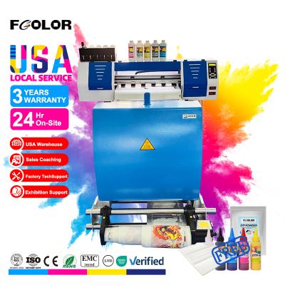 China 60cm DTF Printer with Powder Shaker Direct to Film Printing System for T-Shirt Heat Transfer for sale