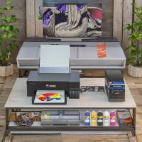 China Automatic DTF A4 Textile Printing Machine PET Film Transfer Shaker Oven Printer for sale