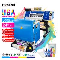 China FCOLOR New 24 Inch 60cm A1 Double Head Commercial Pet Film Inkjet Printers for sale