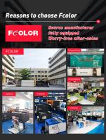 China FCOLOR New 24 Inch 60cm A1 Double Head Commercial Pet Film Inkjet Printers for sale