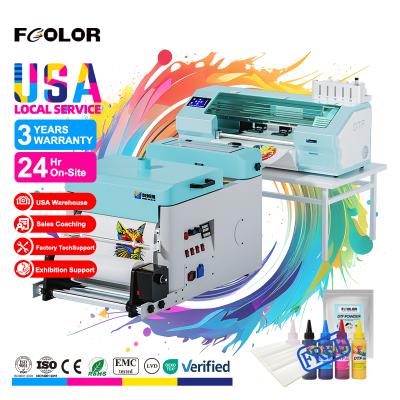 China FCOLOR 30cm XP600 DTF Printer Roll-to-Roll Automatic T-Shirt Printing Machine with Shaker & Dryer for Small Business for sale