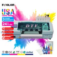 China FCOLOR 30cm XP600 DTF Printer Roll-to-Roll Automatic T-Shirt Printing Machine with Shaker & Dryer for Small Business for sale