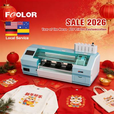 China FCOLOR A3 DTF Printer DTF PET Film Printer A3 for T-shirt Printing with Powder Shaking Machine for sale