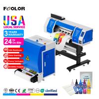 China FCOLOR 60cm Anti-clogging Single-channel Setup DTF Printer With Dual I3200 or XP600 Print Head T-Shirt Canvas Bag Printing for sale