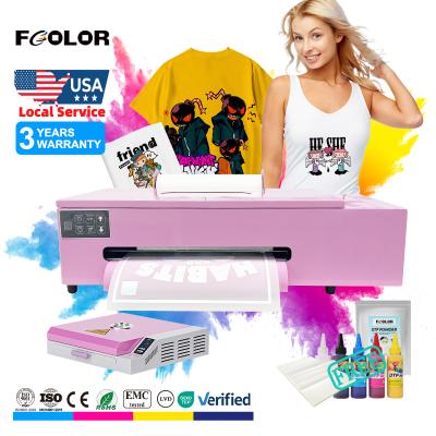 China Triple Anti-clogging System A3 DTF Printer XP600 Auto Cleaning Ink Circulation System Easy Operation for Textile Printing for sale
