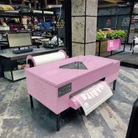 China A3 Roll to Roll Pink DTF Printer T-Shirts Textiles Garment Clothes DTF Printing Machine DTF Printer Printing Machine for sale