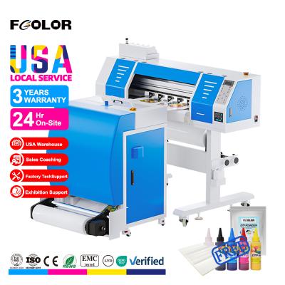 China FCOLOR 60CM 2 Heads Xp600 A1 DTF Printer Printing Machine 60cm DTF Printer for T-shirt for sale