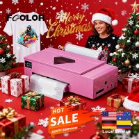 China Professional A3 Roll-to-Roll DTF T-Shirt Printer with White Ink & Automatic Powder Shaker for Custom Apparel Business for sale