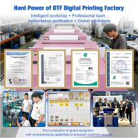 China FCOLOR Color logo Customize XP600 Roll DTF Printer T-Shirts Textiles Garments Automatic Printing Machine A3 pink Dtf Printer for sale