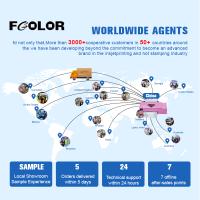 China FCOLOR Color logo Customize XP600 Roll DTF Printer T-Shirts Textiles Garments Automatic Printing Machine A3 pink Dtf Printer for sale