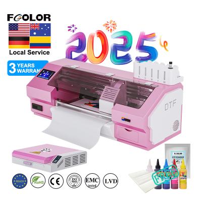 China 35cm DTF Printer Fast Dry Suction Platform Strong Stability Auto Cleaning System Touch Control for Custom Apparel Production for sale