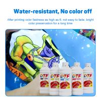 China FCOLOR 1000ml Water Based White Dtf Ink XP600 I3200 Plotter Film Printer Transfer Machine Compatible DTF Ink DTF Bottles for sale