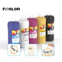 China Fcolor High Quality Wholesale CMYK White Color 1000ML DTF Pigment Ink for Digital T-Shirt Transfer Printing for sale