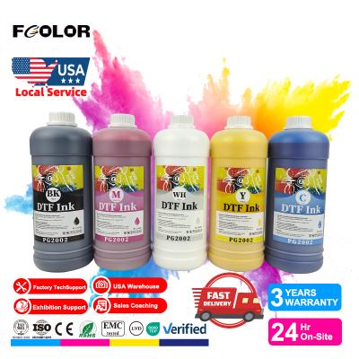 China 1000ML Fcolor Factory Price Universal CMYK Color Heat Transfer Pigment Printing Ink for DTF Printers for sale
