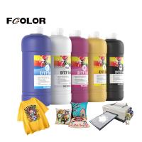 China 1000ML Fcolor Factory Price Universal CMYK Color Heat Transfer Pigment Printing Ink for DTF Printers for sale