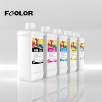 China Fcolor 2023 High Quality Wholesale 6 Color DTF Textile Pigment Ink for Transfer Printing Machine for sale