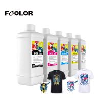 China Fcolor 2023 High Quality Wholesale 6 Color DTF Textile Pigment Ink for Transfer Printing Machine for sale