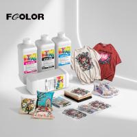 China FCOLOR Good Fluency Super Stretch Water Based DTF Pigment Ink for Epson I3200 XP600 4720 for Digital Printing PET Film for sale