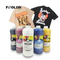 China Fcolor Manufacturer 1000ml High Quality 1L White Transfer DTF Ink for Epson L805 I3200 L1800 Xp600 Printing on the Clothes for sale