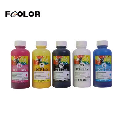 China Fcolor 100ML PET Transfer Film Pigment DTF Ink for Epson XP600 L1800 4720 Dtf Printer for sale
