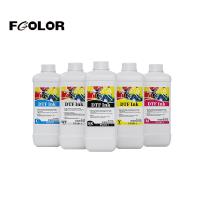 China FCOLOR High Quality Manufacturer No Clog Problem DTF Pet Film Pigment White Ink 1000ml DTF Ink for Epson I3200 Dx5 Dx7 XP600 for sale