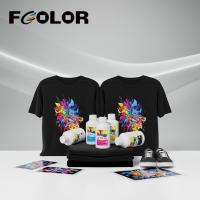China FCOLOR 500ML Transfer DTF Printing Pigment White Ink Direct Printing Pet Film Dtf Ink for epson L1800 L805 Xp600 Dtf T-shirt Ink for sale