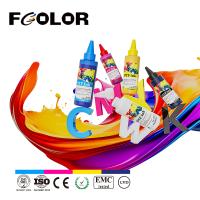 China FCOLOR 100ML DTF High Quality White Ink for Epson DTF Paint Printed on DTF Transfer Pet Film for L1800 L805 L1390 Xp600 Printer for sale
