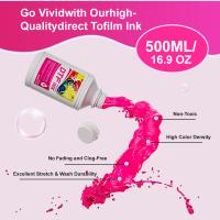 China FCOLOR 500ML DTF No Clog White Ink Direct to Film Heat Transfer T-shirt Printing DTF INK for Xp600 L1800 L8050 1390 DTF Printer for sale