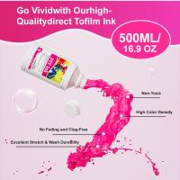 China FCOLOR Manufacturer 500ML High Quality Heat Transfer White Tinta DTF for Epson XP600 I3200 4720 L1800 L8050 Dtf Printer Ink for sale
