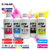 China FCOLOR for DTF for Ink for I3200 Print Head 1000ml CMYK and White Pigment for DTF PET FILM Printer for Ink for Transfer Printing for sale